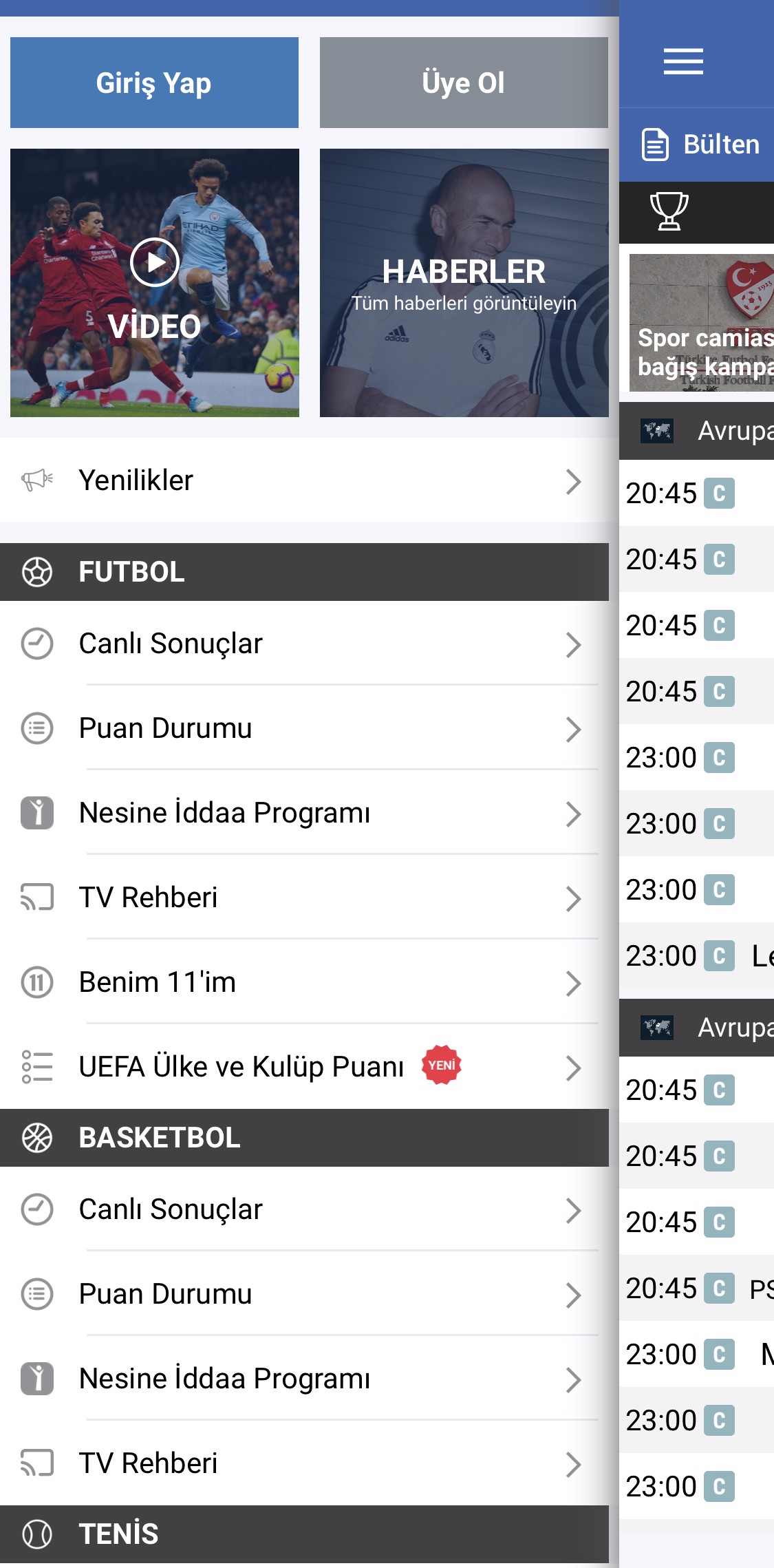 UEFA Ülke ve Kulüp Puanı Mackolik'te | Mackolik.com